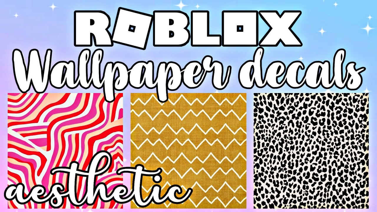 Bloxburg: Wallpaper Decal Codes / IDs | Aesthetic, Black & White, Boho, Floral & More | ROBLOX