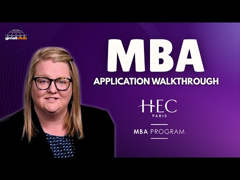 How to Fill out HEC Paris 2025 MBA Application Video Lecture - GMAT