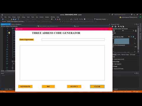 Three Address Code Generator
