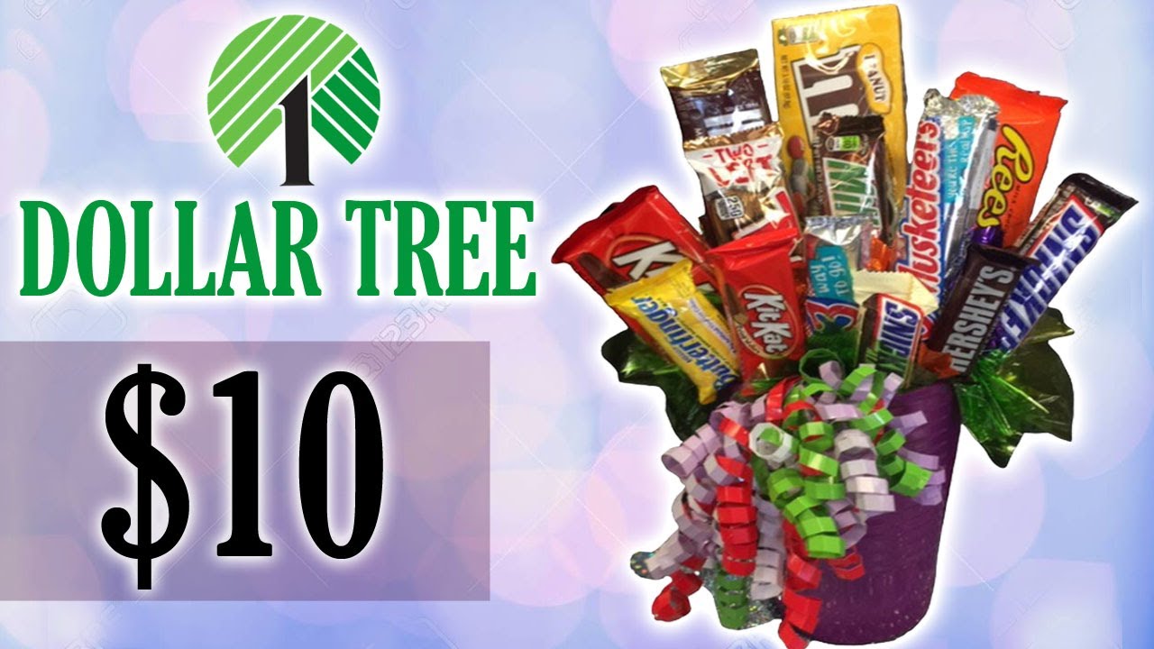 DIY Dollar tree Candy bouquet $10