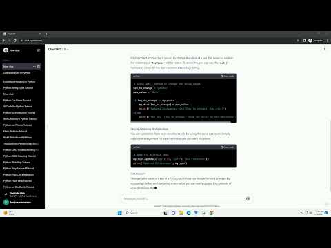 change value of a key in dictionary python