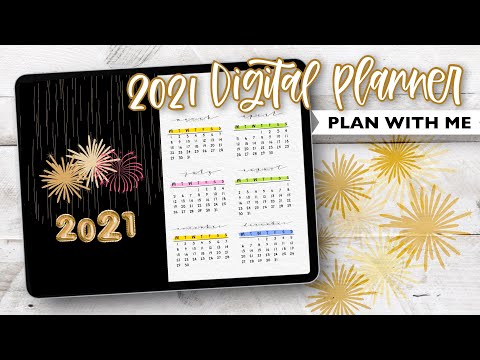 PLAN WITH ME | Digital Bullet Journal for 2021