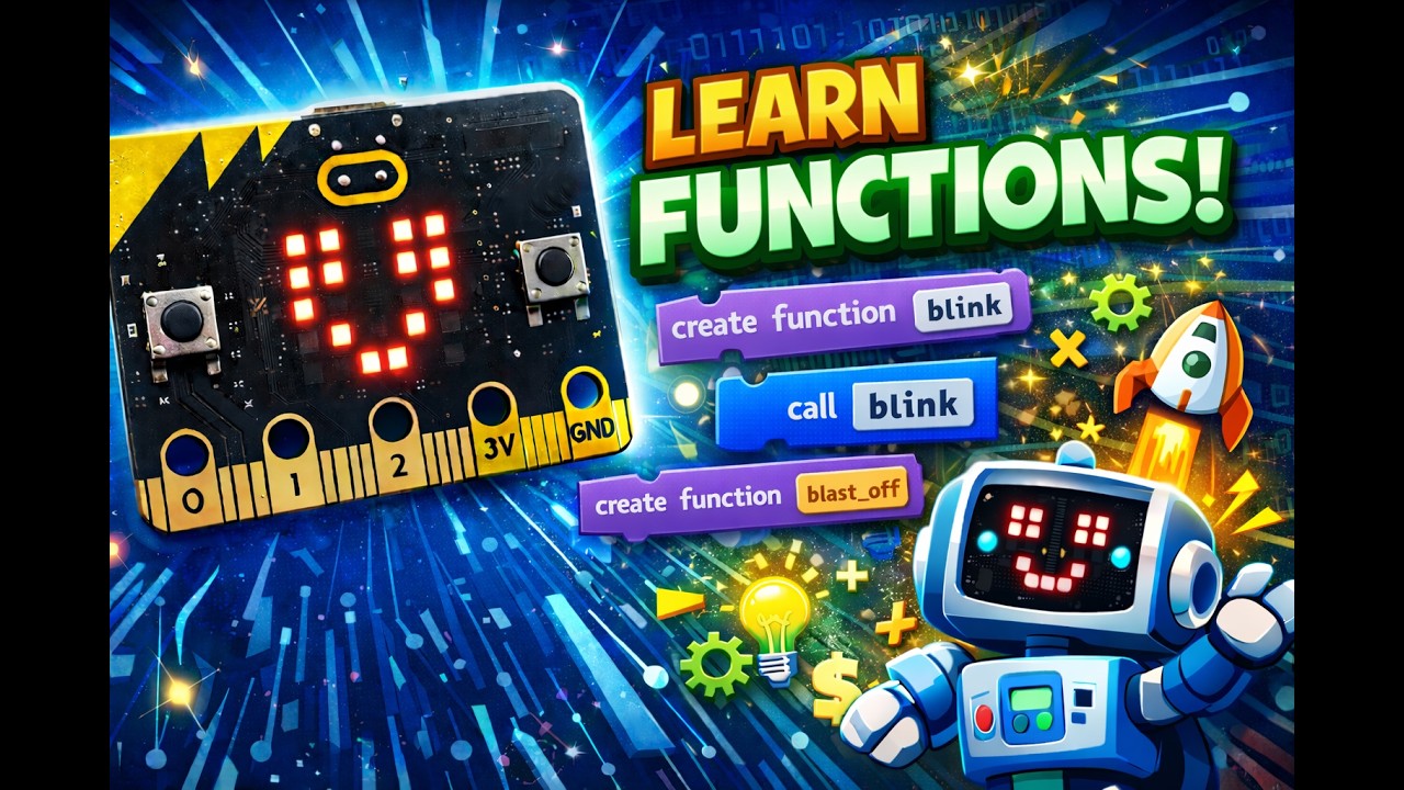 Functions in MakeCode for micro:bit | Beginner Tutorial