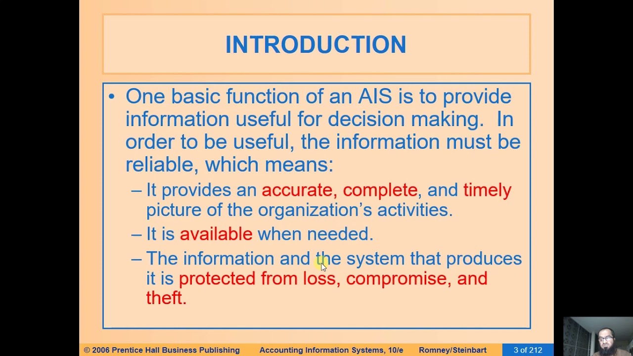 1 Information System Reliability & Controls   Trust Services Framework