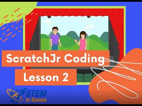 ScratchJr Coding Lesson 2 | How to Move Two Characters | Free Programming Lesson