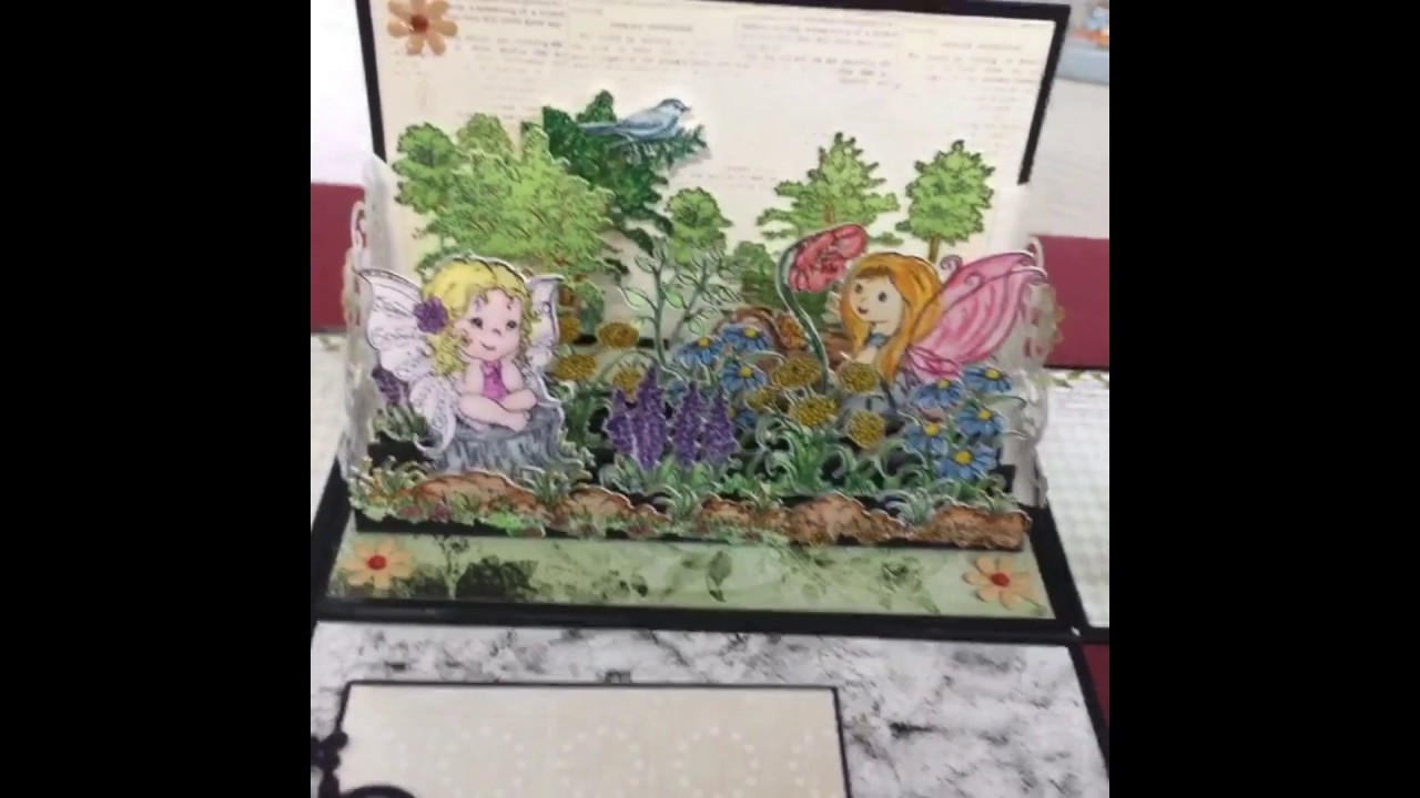 Explosion Box Scene using Heartfelt Dies and Stamps