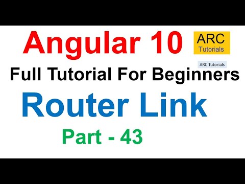 Learn Angular 10 Tutorial 43 RouterLink in Angular | Angular 10 Tutorial For Beginners - Mind Luster