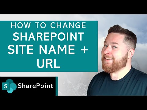 Changing Your SharePoint Site Name and URL (without losing data!)