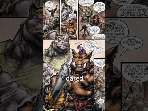 Bebop and Rocksteady Kneel Before Bane