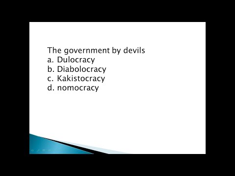 an easy way to learn the words from the root word 'cracy'. session3