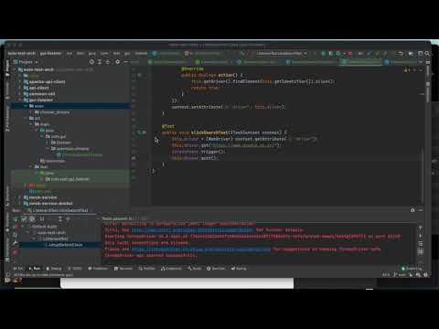 Selenium Listener Demo