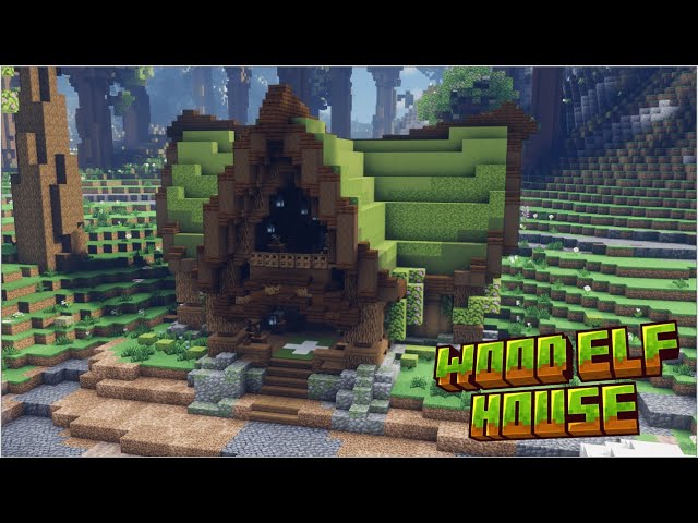 Wood Elven House Minecraft Map