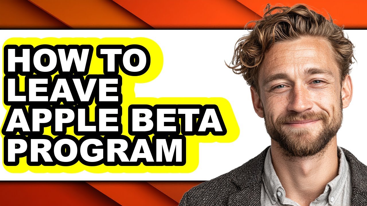 How to Leave Apple Beta Program (easy Method)