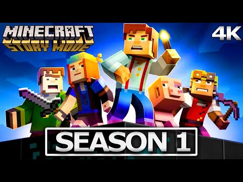 MINECRAFT STORY MODE Full Season 1 (Full Game) All Episodes 4K Ultra HD