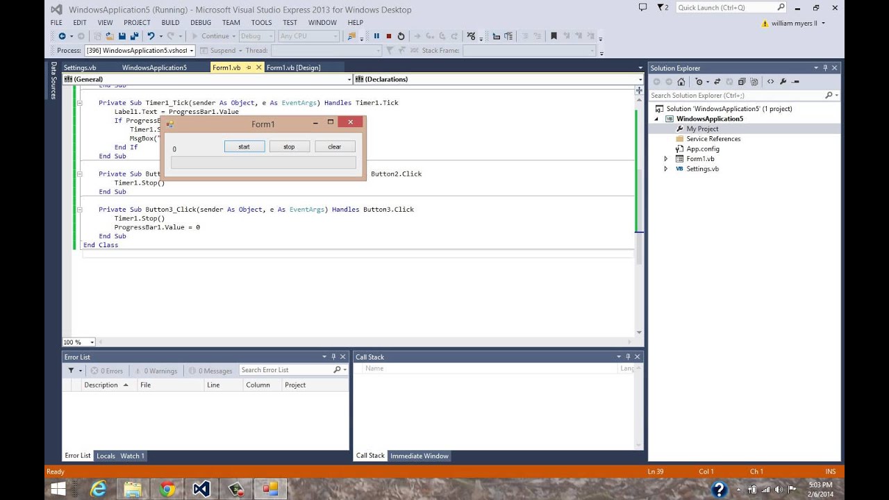 Visual basic Progressbar VERY EASY!