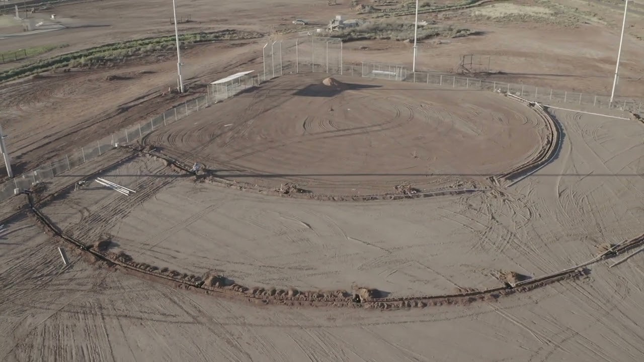 Cutting Edge Grading | The Making of a Diamond Backs Baseball field.