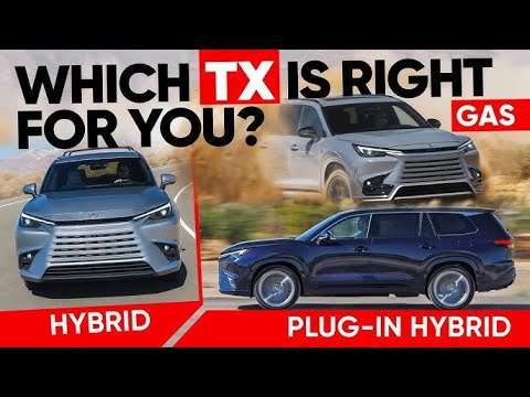 2025 Lexus TX Comparison: Gas vs Hybrid vs Plug-In Hybrid – Which One's Best?