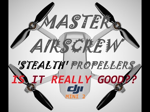 DJI MINI 2 | MASTER AIRSCREW 'STEALTH' PROPELLERS | EXTREME OUTDOOR FLIGHT TESTED