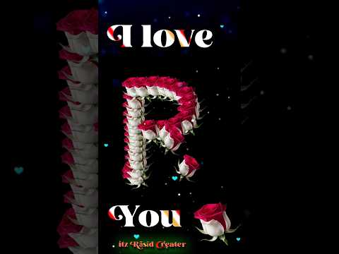 R name letter shots video status#love #shortshorts #shorts