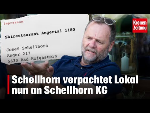 Schellhorn verpachtet Lokal nun an Schellhorn KG | krone.tv NEWS