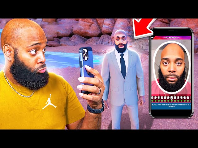 How to scan your face in NBA 2K24 using MyNBA 2K app?