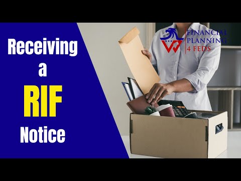 Receiving the 30 day RIF Notice