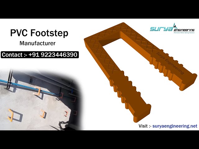 PVC Cone and Rungs - Pvc Encapsulated Footsteps Rungs Manufacturer from ...