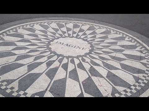 John Lennon's Imagine Memorial Mosaic at Strawberry Field