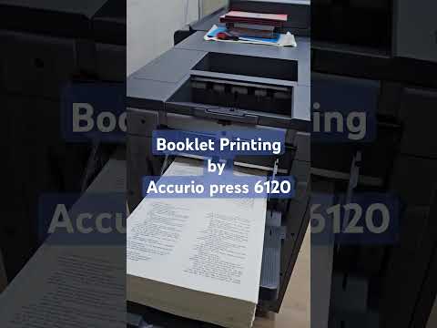 Booklet Printing | Accurio Press 6120 | Zeeshan Group | Jahidul Islam