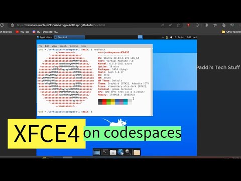 How to Install Desktop Environment (XFCE4) on Github Codespaces