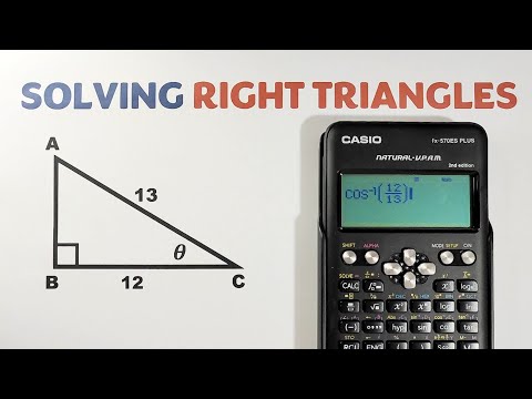 Solving Right Triangles - Missing Angle and Side of Right Triangle: Trigonometry