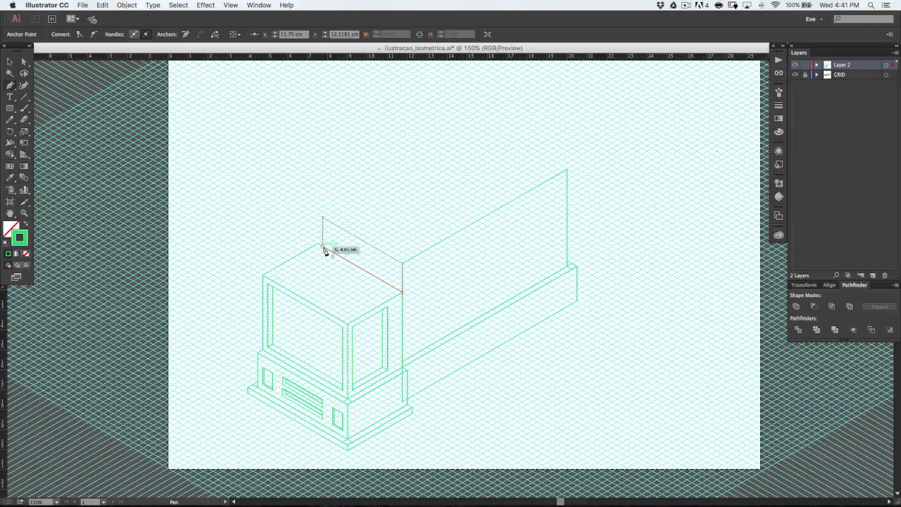 Tutorial - Ilustração Isométrica: Adobe Illustrator - Aula 05/06: Ilustração Parte 02