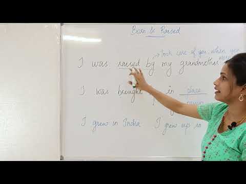 Talk about Born and Raised in English | Learn English Through Tamil | Spoken English for Beginners