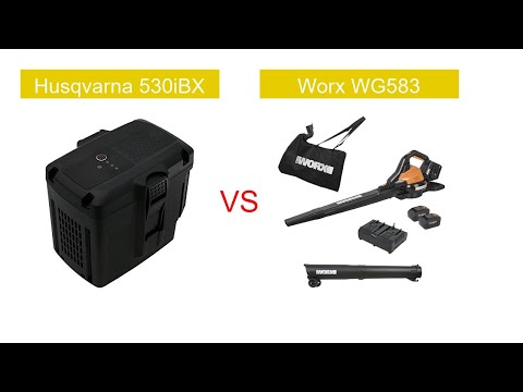 Husqvarna 530iBX vs Worx WG583: Which Leaf Blower Reigns Supreme for Your Yard?