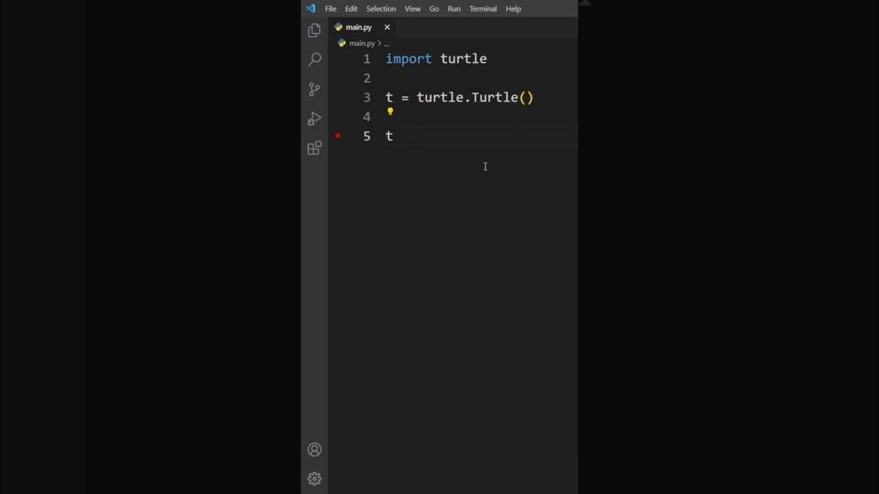 How to draw a circle using turtle in Python #shorts #TheBrokode