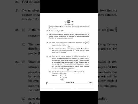 12th Cbse 2025 board exam Applied mathematics question paper #cbse #maths #exam #cbsenotes #question