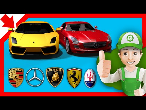 Cartoon about cars. Super cars in the garage Handy Andy - Little Smart Kids