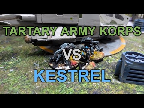 Infinity N5 Battle Report - NEW Provisioning Scenario - Tartary Army Korps vs Kestrel Colonial Force