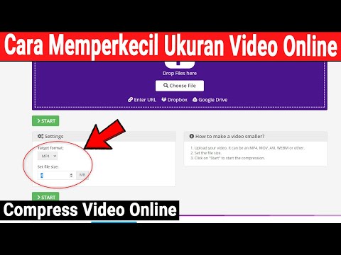 Cara Kompres Video Online