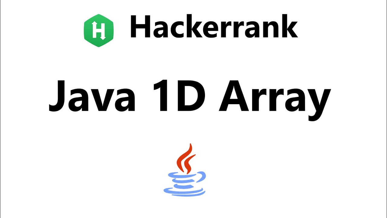 #20 Hackerrank Java 1D Array Solution - Java 8
