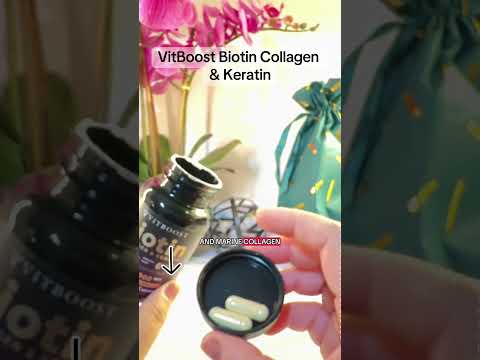 VitBoost Biotin Collagen & Keratin best biotin collagen keratin supplement sugar-free