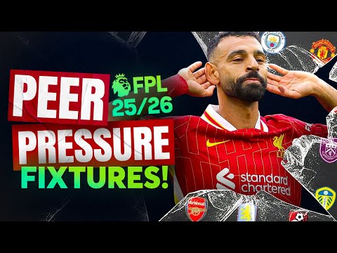 EPL Fixtures Breakdown | FPL Peer Pressure | Fantasy Premier League Tips 2025/26
