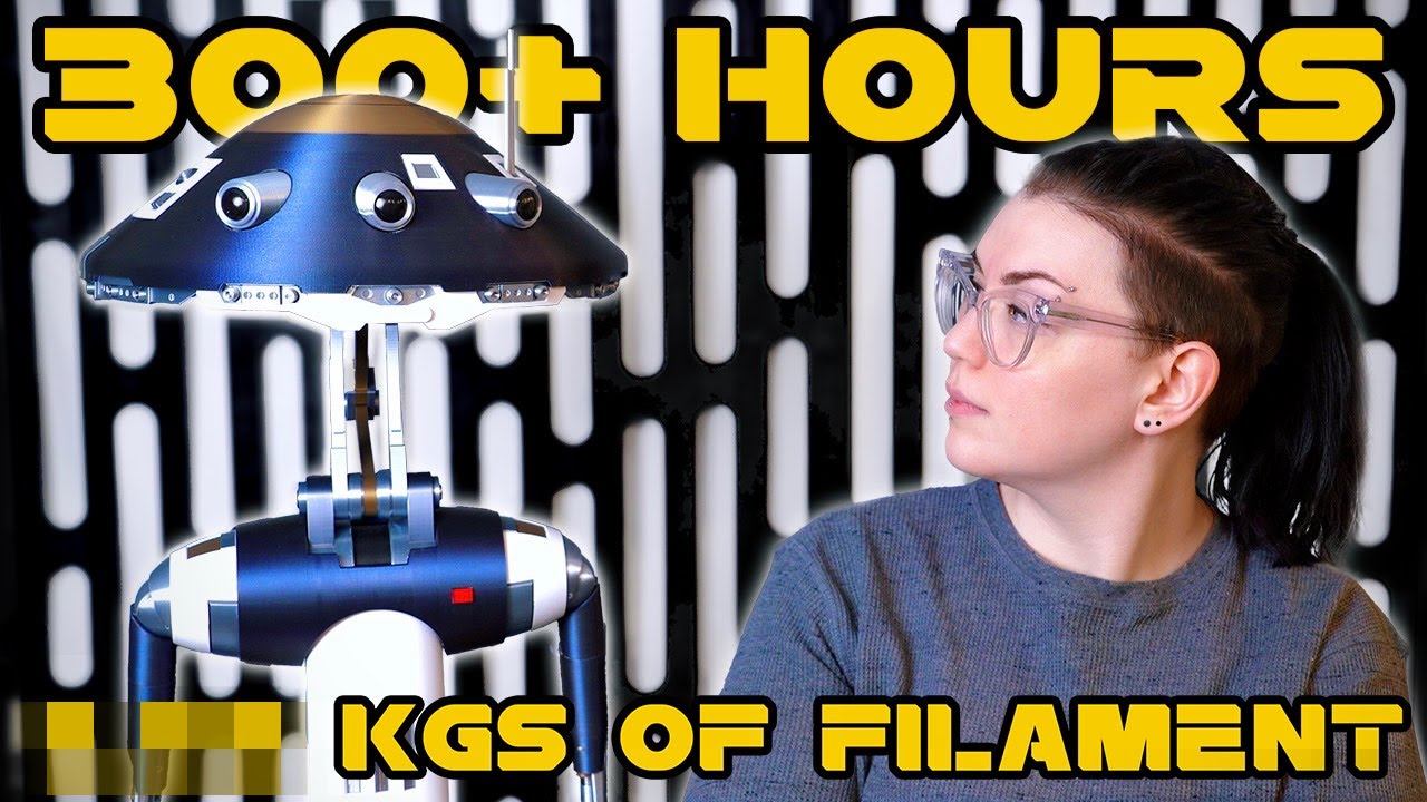 3D Printing a Life Size Droid IN COLOUR