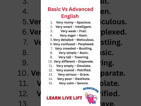 ๐ฃ๏ธBasic vs Advanced English | Sound More Fluent and NaturalBy Learn Live Lift