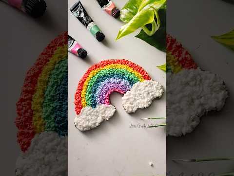 Pastel rainbow texture art 🌈🧻 #art #textureart #pastel #colors #rainbow #diy #aesthetic
