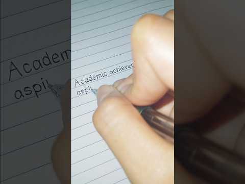 All words starts with letter 'a' in a sentence #shorts #handwriting