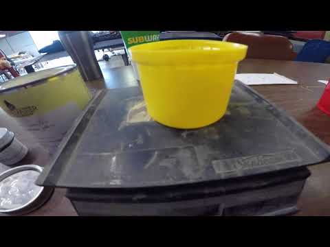 Fuel Tank Sealant Mixing - Grumman Style