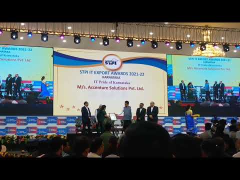 Tech submit Bangalore - @Accenture Solutions pvt. Award Show Moment🏆
