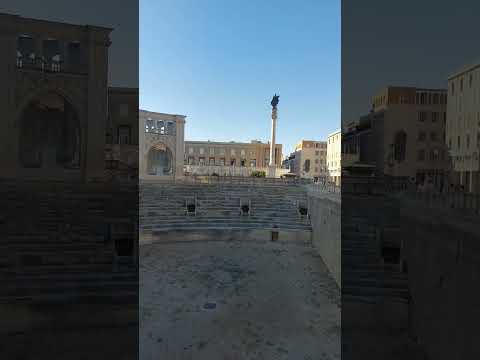 Lecce amphitheater Puglia Italy 2024 #italia #italy #travel