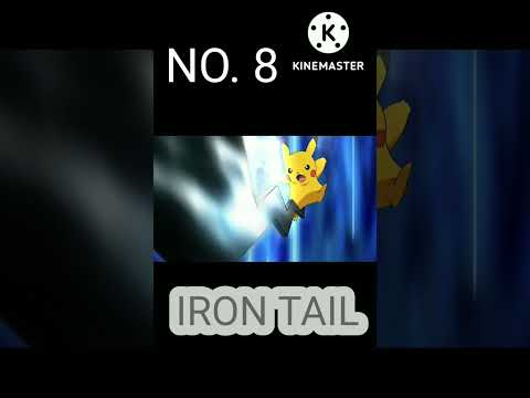 Top 10 Most Strongest Steel Type Moves (MY OPINION) #pokemon #pokemonshorts #shorts